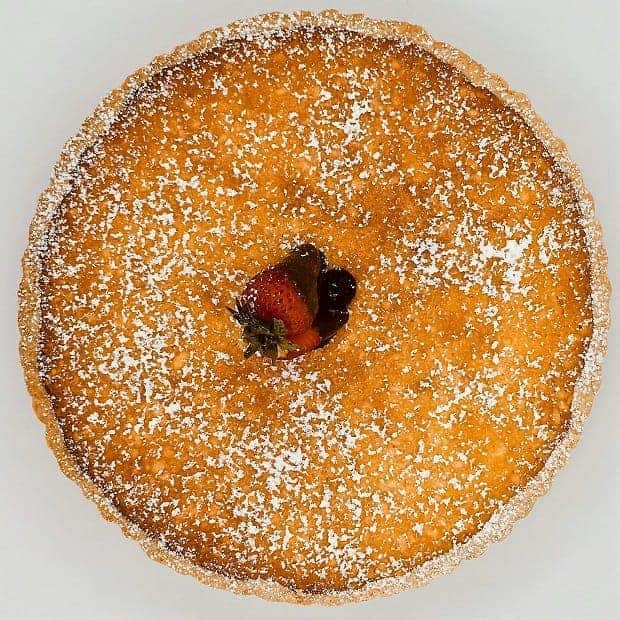 Pie de Coco de el Café de las Flores. Delicioso Pie con sabor caribeño