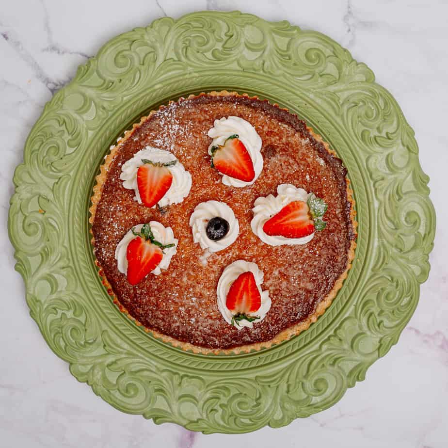 Pie de Coco de el Café de las Flores. Delicioso Pie con sabor caribeño